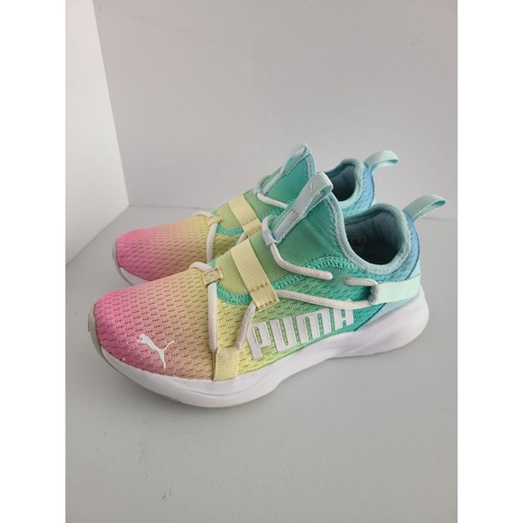 Puma | Shoes | Puma Girls Softride Rift Slip On Sneaker Rainbow Jr Size ...